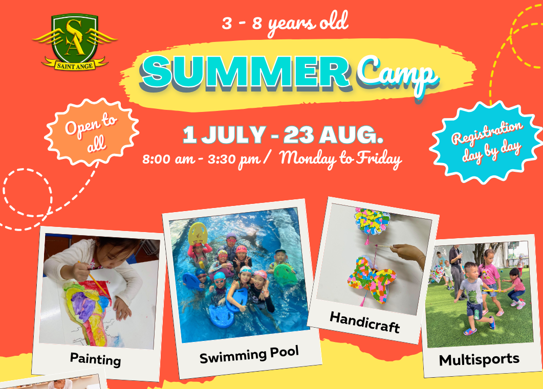 Summer Camp at Saint Ange from 01 July to 23 August - children aged 3 ...